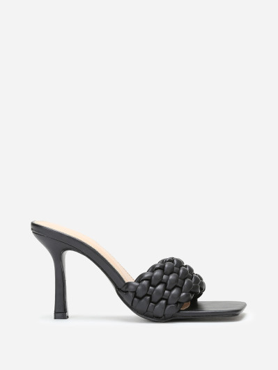 Mules avec entre-doigts et plateforme