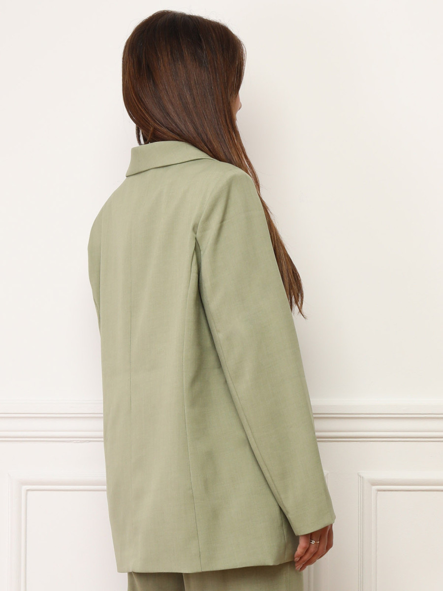 Veste de costume oversize à col châle