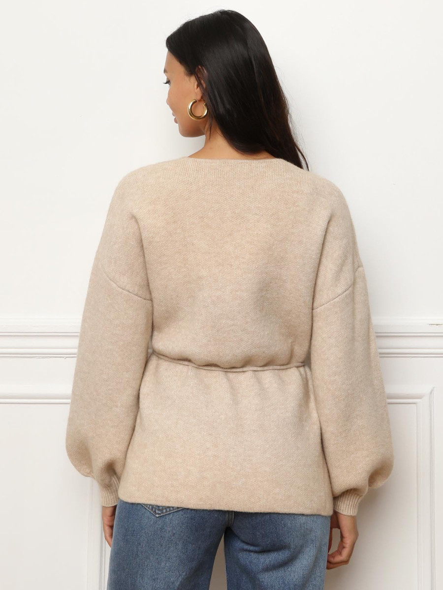 Gilet style kimono à nouer